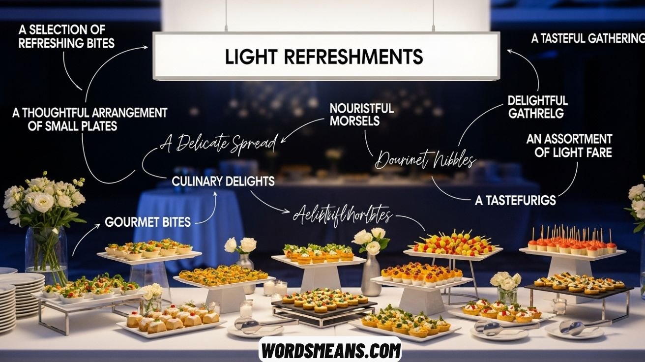 45 How to Say Light Food Will Be Served – Polite, Professional