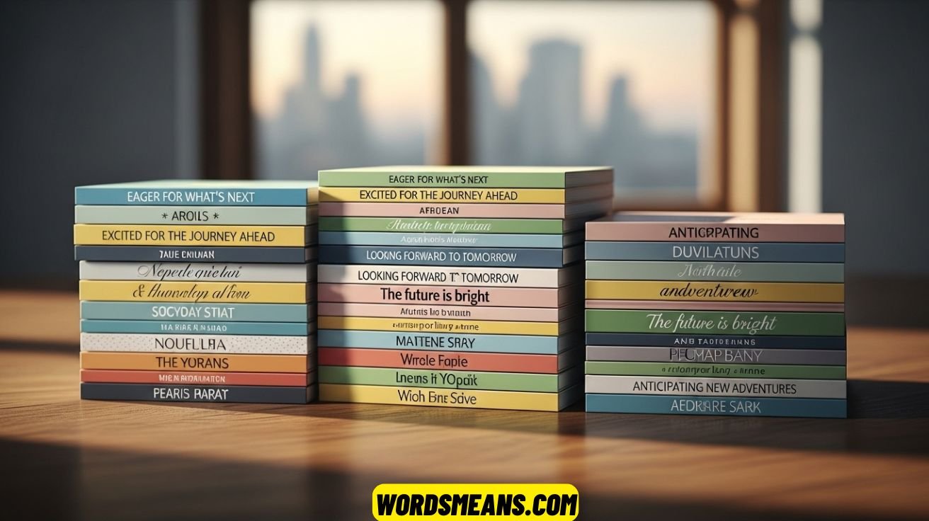 40 Ways to Say I Can't Wait to See What the Future Holds
