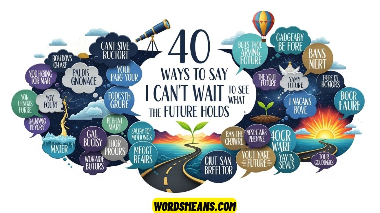 40 Ways to Say I Can't Wait to See What the Future Holds