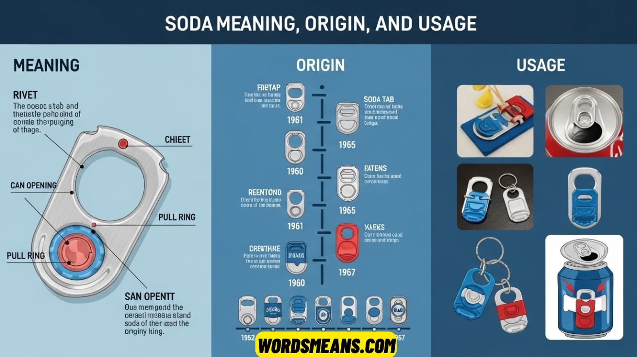 Soda Tab Meaning, Origin and Usage