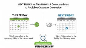 Next Friday vs. This Friday: A Complete Guide to Avoiding Calendar
